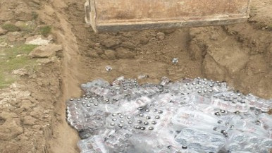 İstehlak üçün yararsız mineral sular məhv edilib