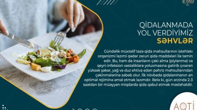 Qidalanmada yol verdiyimiz səhvlər