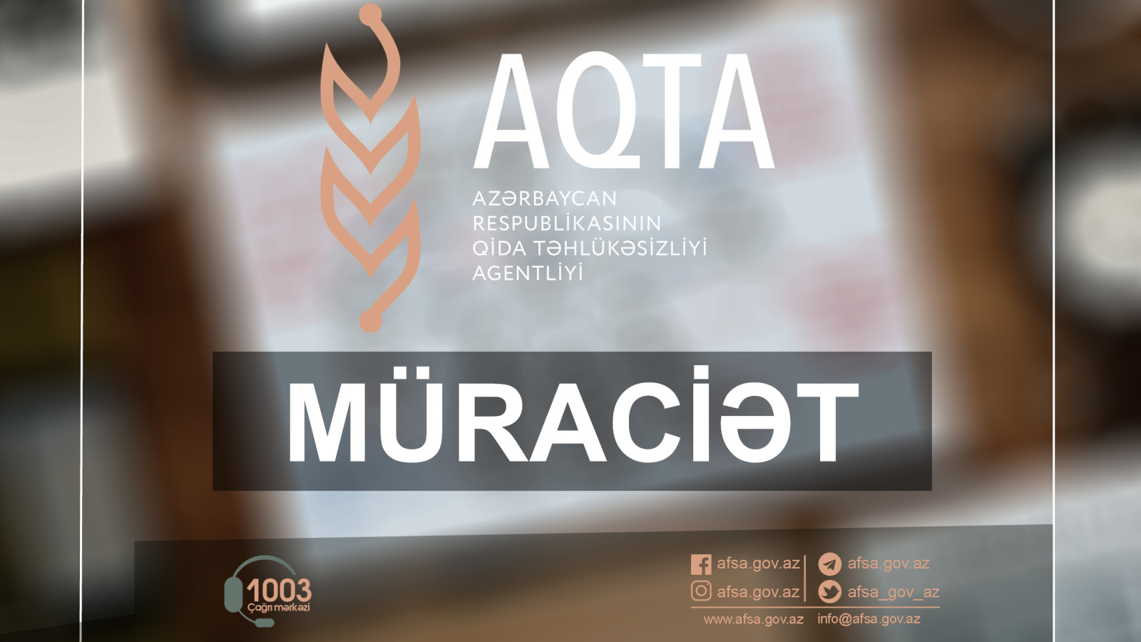 AQTA qida subyektlərinə qida məhsulları ilə bilavasitə təmasda olan ...